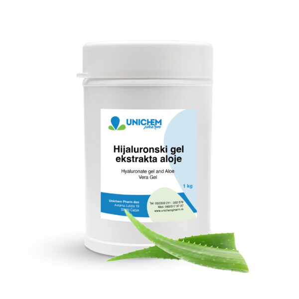 Hijaluronski gel ekstrakta aloje – Hyaluronate gel and Aloe Vera Gel