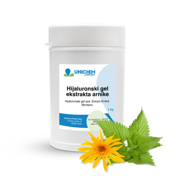 Hijaluronski gel ekstrakta arnike – Hyaluronate gel and Extract Arnica Montana