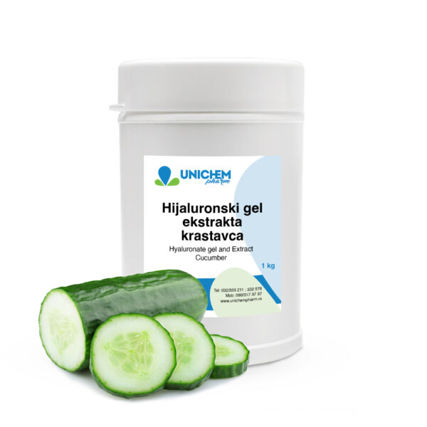 Hijaluronski gel ekstrakta krastavca – Hyaluronate gel and Extract Cucumber