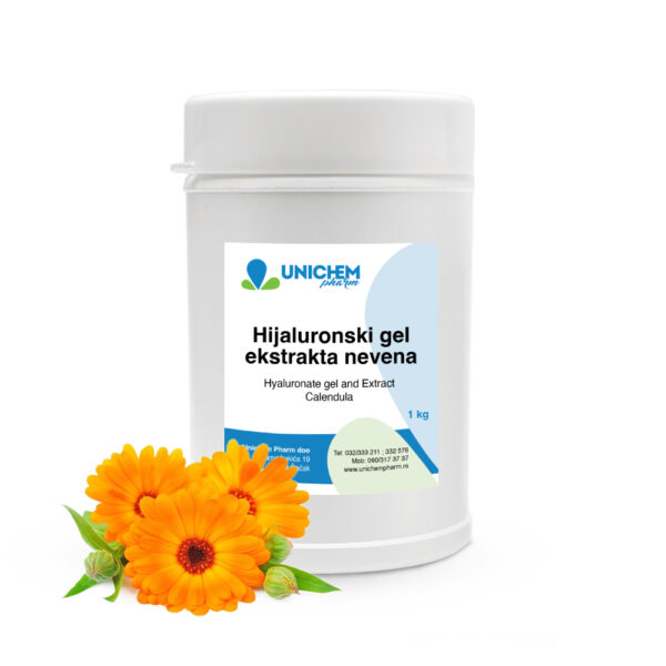 Hijaluronski gel ekstrakta nevena – Hyaluronate gel and Extract Calendula