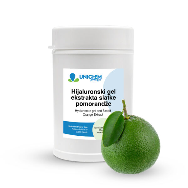 Hijaluronski gel ekstrakta slatke pomorandze – Hyaluronate gel and Sweet Orange Extract