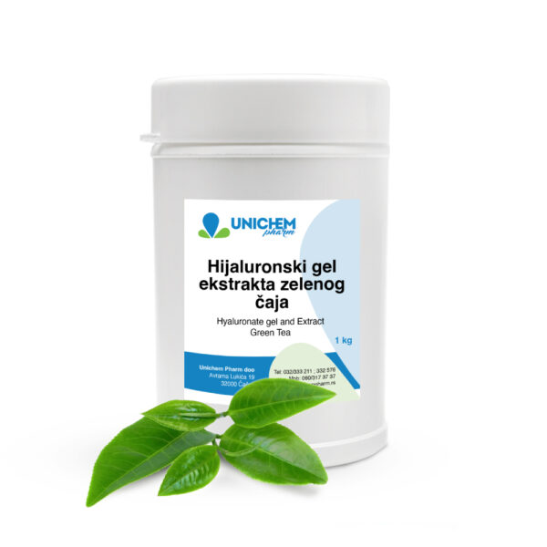 Hijaluronski gel ekstrakta zelenog čaja – Hyaluronate gel and Extract Green Tea