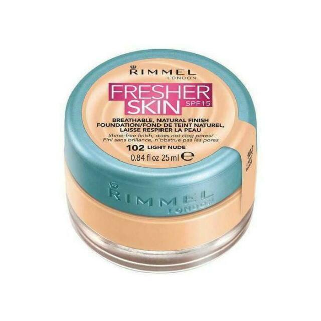 Rimmel London Fresher Skin puder 25ml - 102