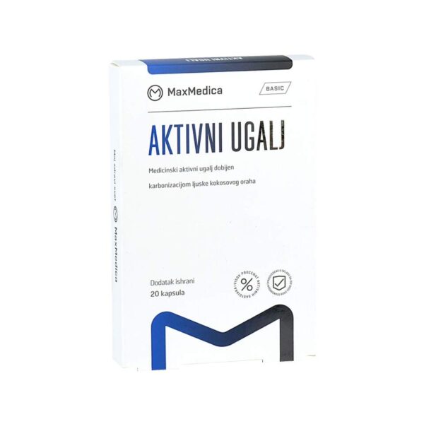 Aktivni Ugalj MaxMedica, 20 kapsula