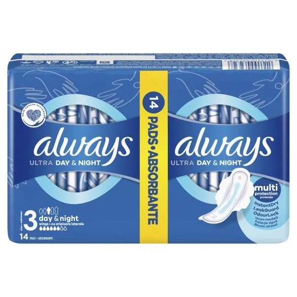 Always Ultra Day&Night Duo pack higijenski ulošci14 kom