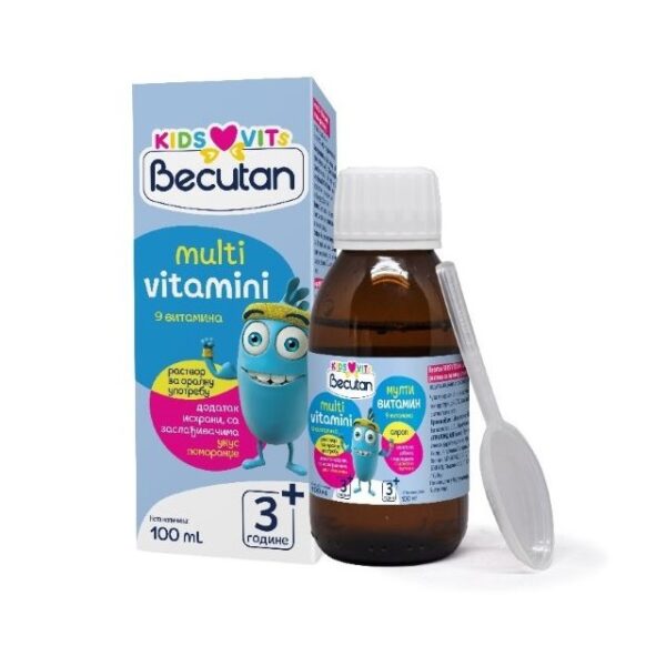 Becutan KIDS VITs Multivitamin sirup, 100ml