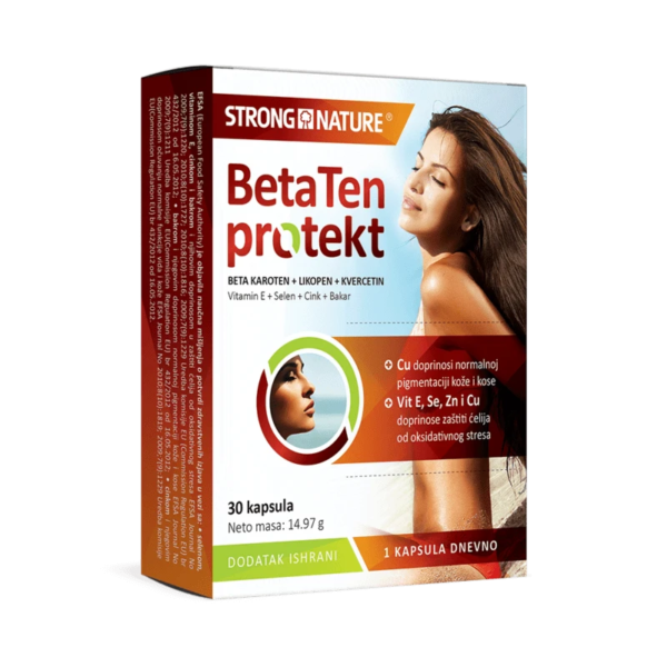 BetaTen protekt (beta karoten) kapsule, 30kom