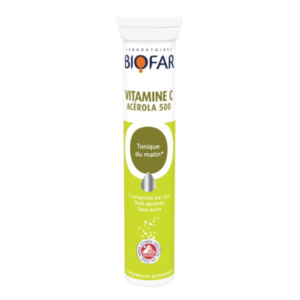 Biofar vitamin C 500mg Acerola šumeće tablete 20kom