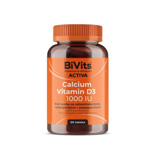 BiVits Activa Calcium Vitamin D3 1000IU