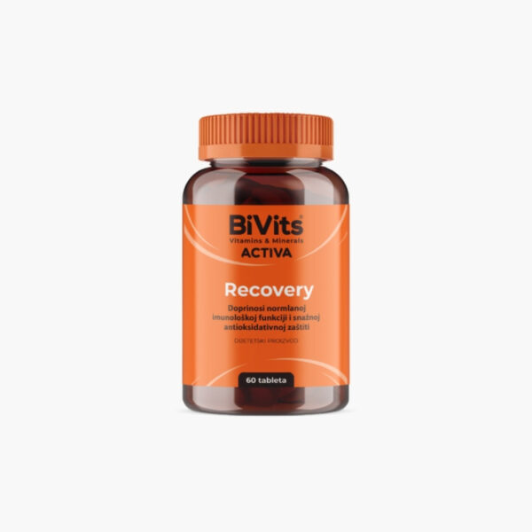 BiVits Activa Recovery tablete 60kom +GRATIS Bivits Activa Magnezijum citrat sa Vitaminom B6