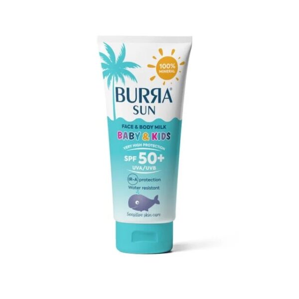 Burra Sun Baby&Kids mleko za sunčanje SPF50+, 100g