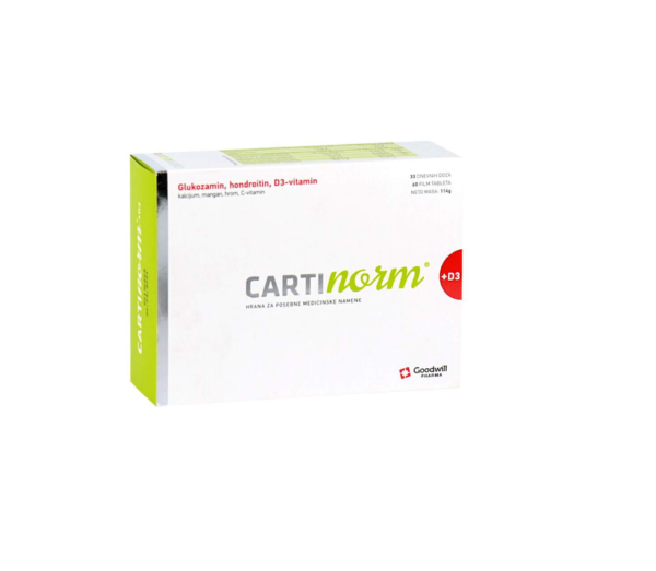 Cartinorm + D3 vitamin, 60 tableta