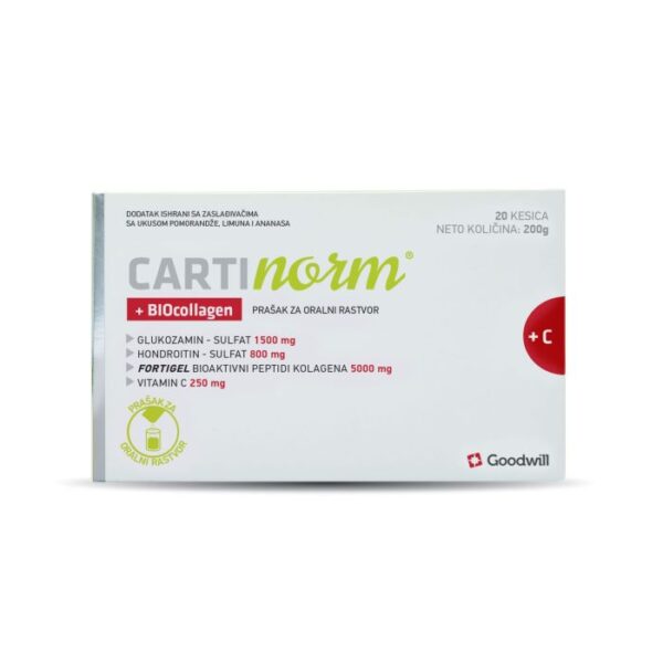 CARTInorm BIOcollagen prašak za oralni rastvor, 20 kesica