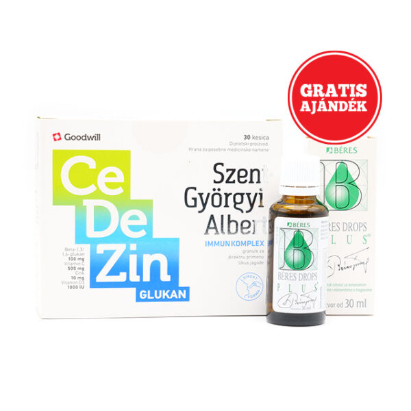 CeDeZin Glukan kesice, 30kom +GRATIS Bereš kapi, 30ml