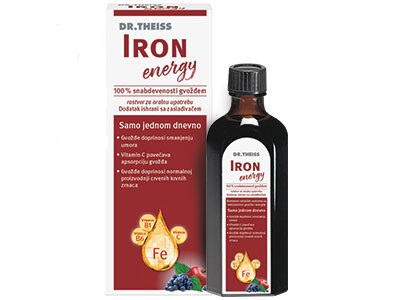 Iron Energy sirup Dr. Theiss , 250ml