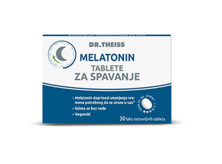 Dr. Theiss Melatonin tablete, 30kom