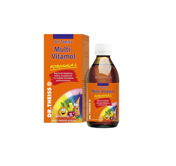 Dr. Theiss Multivitamol 6+ sirup, 200ml