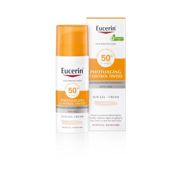 Eucerin Anti-age Tonirani fluid za zaštitu od sunca SPF50+ Svetli 50 ml