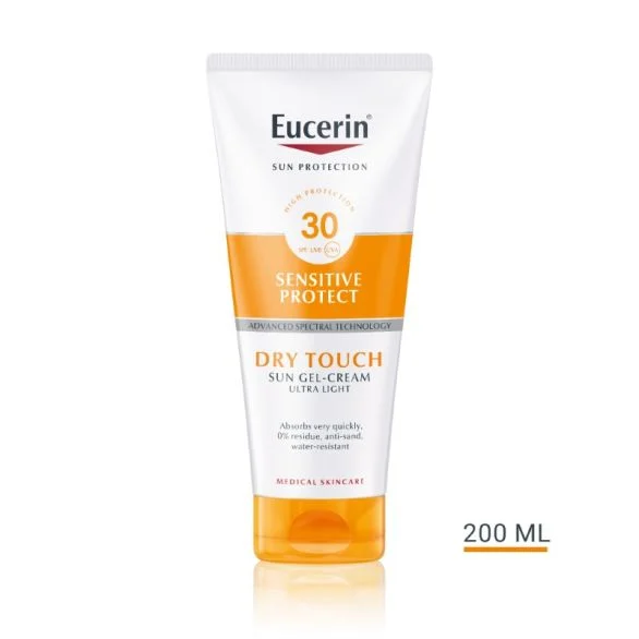 Eucerin Dry Touch Gel-krem za zaštitu osetljive kože od sunca SPF30 200 ml