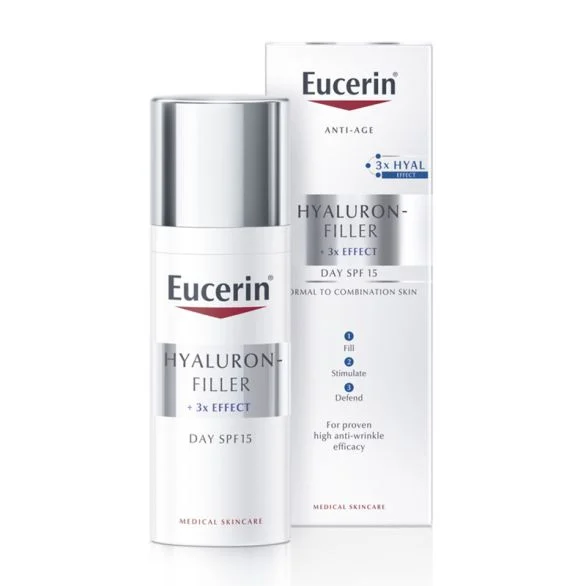 Eucerin Hyaluron-Filler Dnevna krema za normalnu i mešovitu kožu SPF15 50 ml