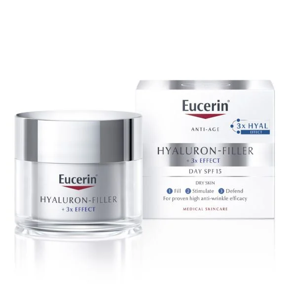 Eucerin Hyaluron-Filler Dnevna krema za suvu kožu SPF15 50 ml