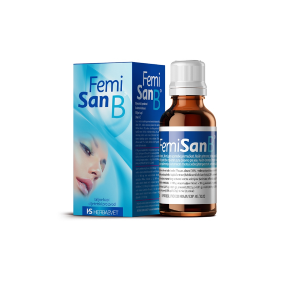 Femisan B kapi, 30ml