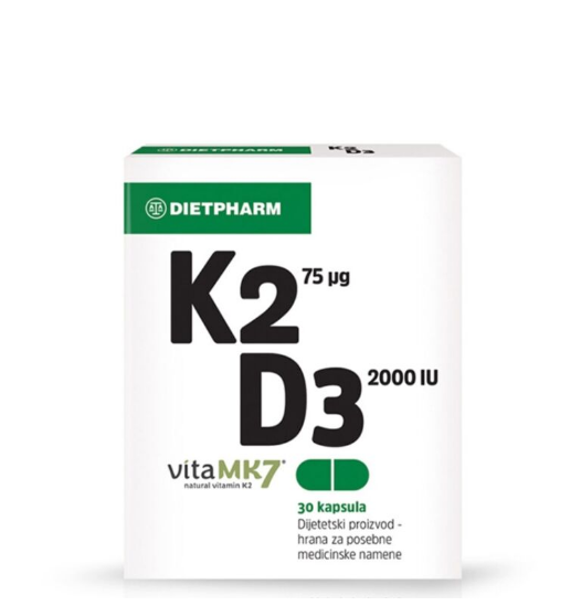 K2D3 Dietpharm, 30 kapsula