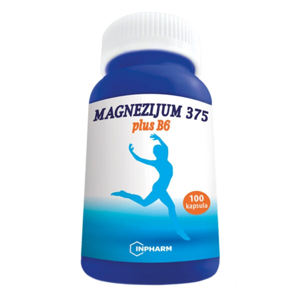 Magnezijum 375 plus B6 kapsule 100kom