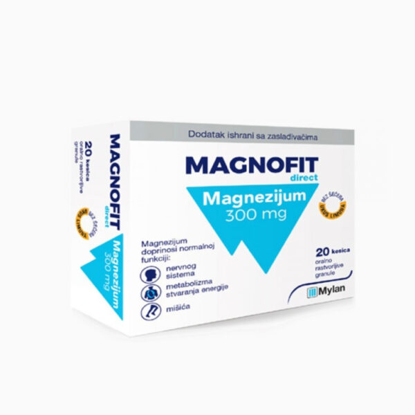 Magnofit Direct Magnezijum 300mg kesice 20kom