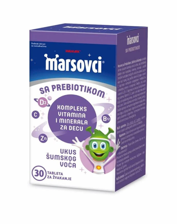 Maršovci sa prebiotikom tablete za žvakanje 30kom