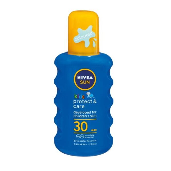 Nivea SUN obojeni sprej za zaštitu od sunca za decu SPF30+, 200ml