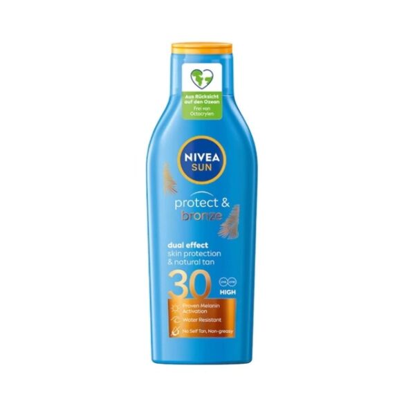 Nivea SUN Protect & Bronze losion za zaštitu od sunca SPF30+, 200ml