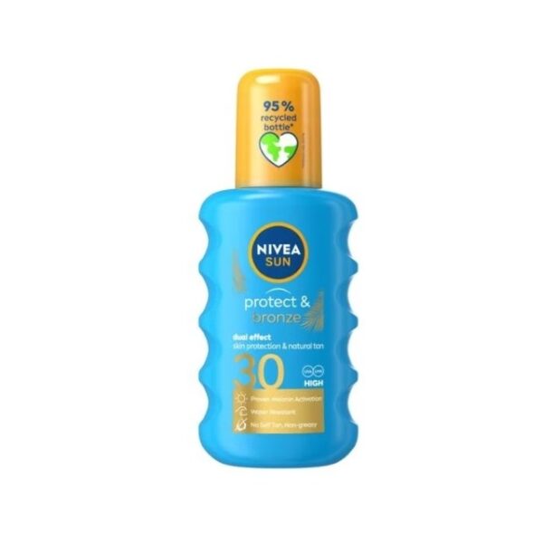 Nivea SUN Protect & Bronze sprej za zaštitu od sunca SPF30+, 200ml