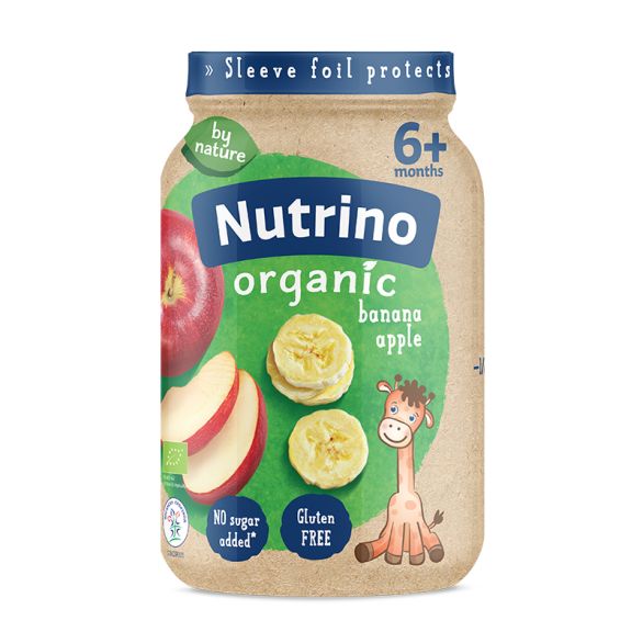 Nutrino Organic kašica banana, jabuka 190 g