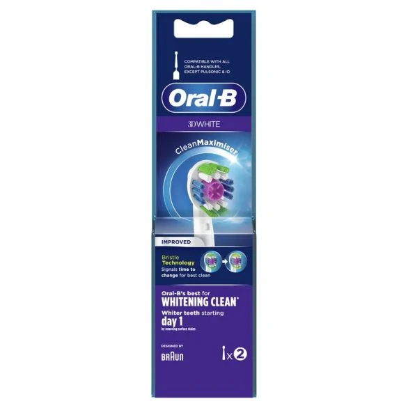 Oral-B 3D White nastavak za električnu četkicu, 2kom