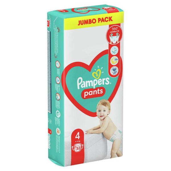 Pampers pants pelene br.4, 52kom