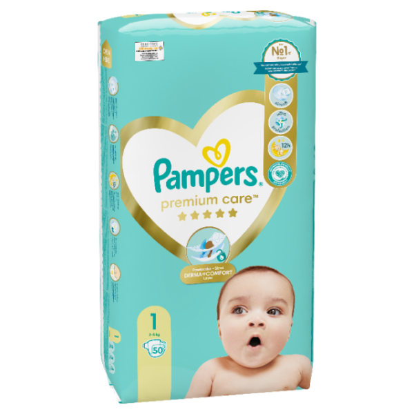 Pampers premium care pelene br.1, 50kom