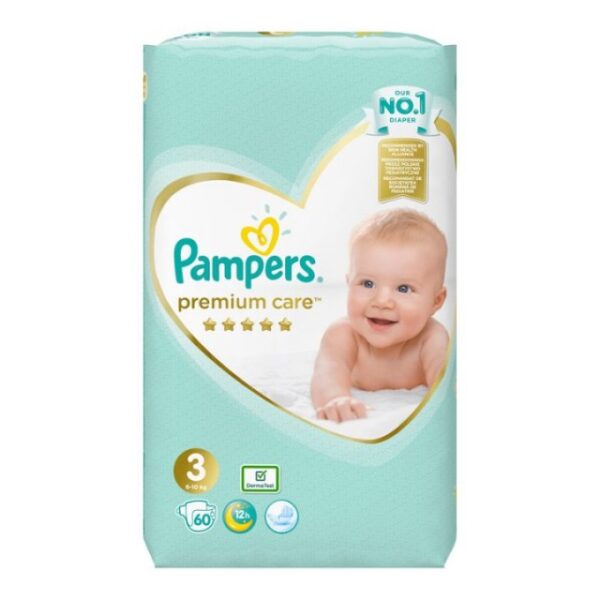 Pampers premium care pelene br.3, 60kom