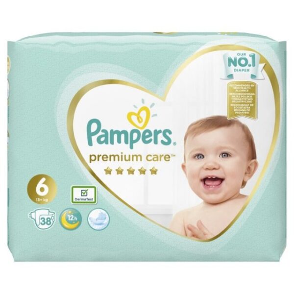 Pampers premium care pelene br.6, 38kom