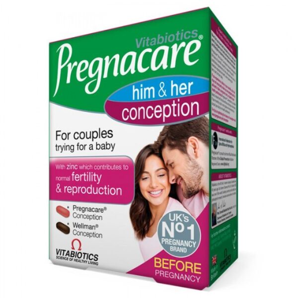 Pregnacare Him&Her Conception tablete 30+30kom