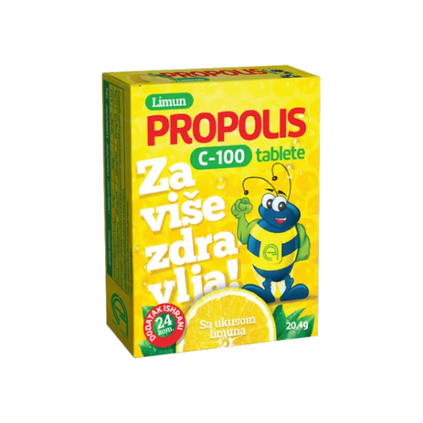 Propolis C100 (limun) tablete 24kom