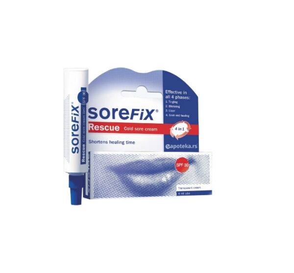 Sorefix krema protiv herpesa, 6ml