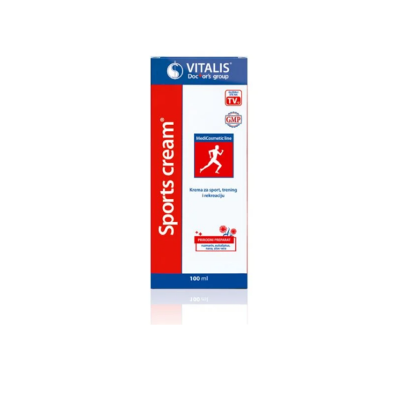 Sports cream Vitalis, 100ml