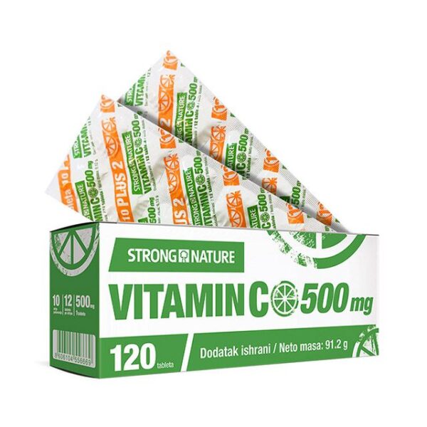 Strong Nature Vitamin C 500mg-strip pakovanje 120kom