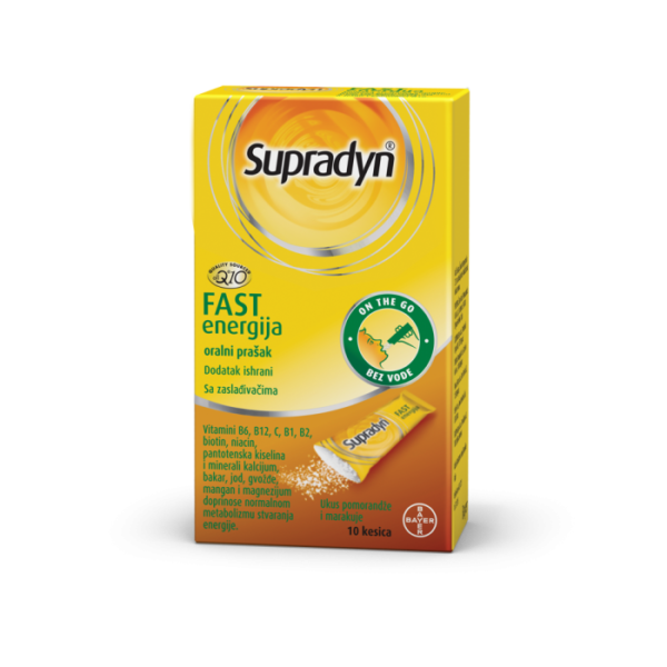 Supradyn Fast Energy kesice 10kom