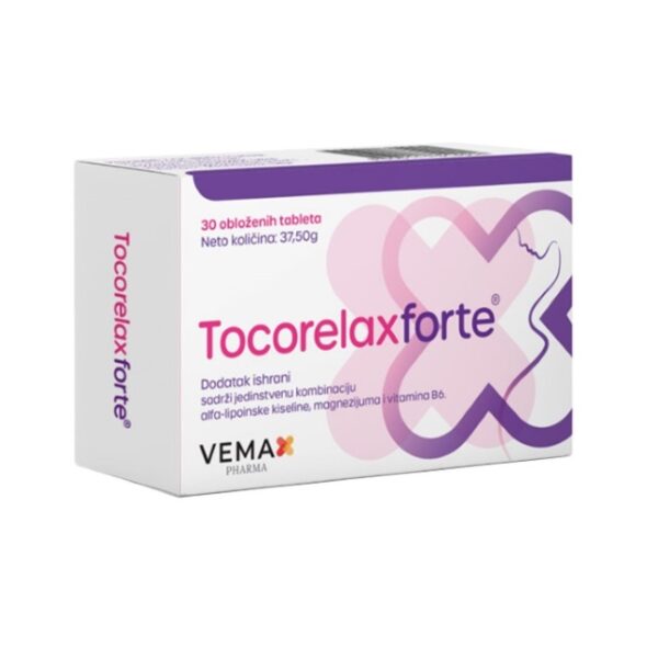 Tocorelax forte tablete, 30kom