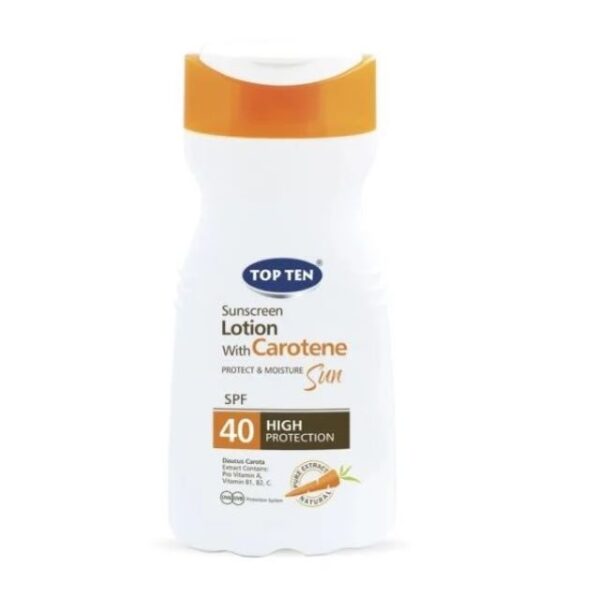 Top Ten Carotene losion za sunčanje SPF40+, 200ml