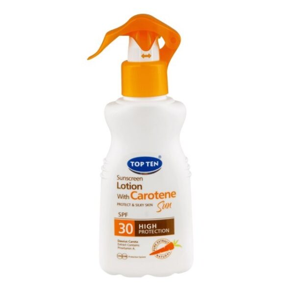 Top Ten carotene losion za zaštitu spf30+ u spreju, 180ml