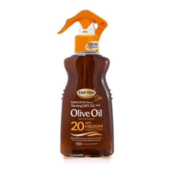 Top Ten Olive ulje za sunčanje u spreju SPF20+, 180ml