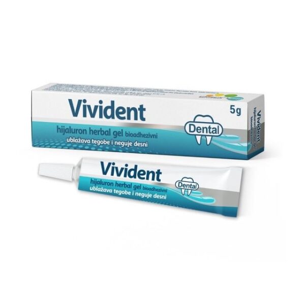 Vivident herbal gel za desni, 5g